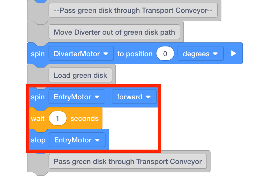 Vex Workcellv1 Using A Conveyor System Lab 9 Sort The Red And Green Disk